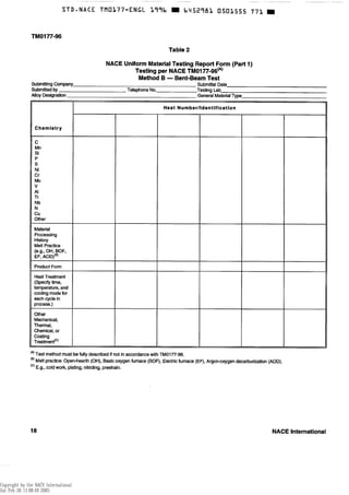 Nace tm0177 | PDF