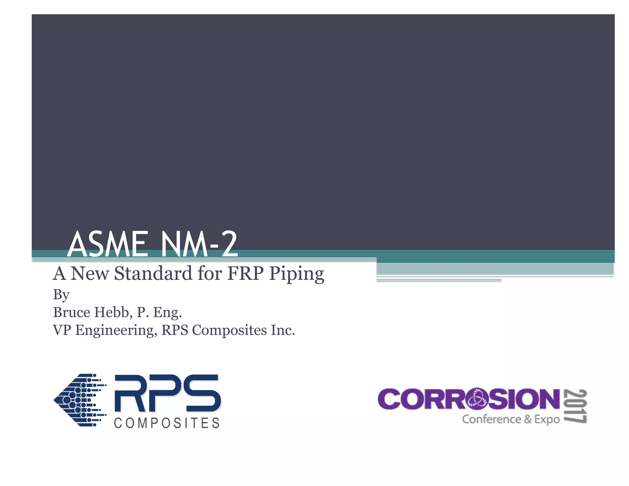 A New Standard for FRP Piping | PDF