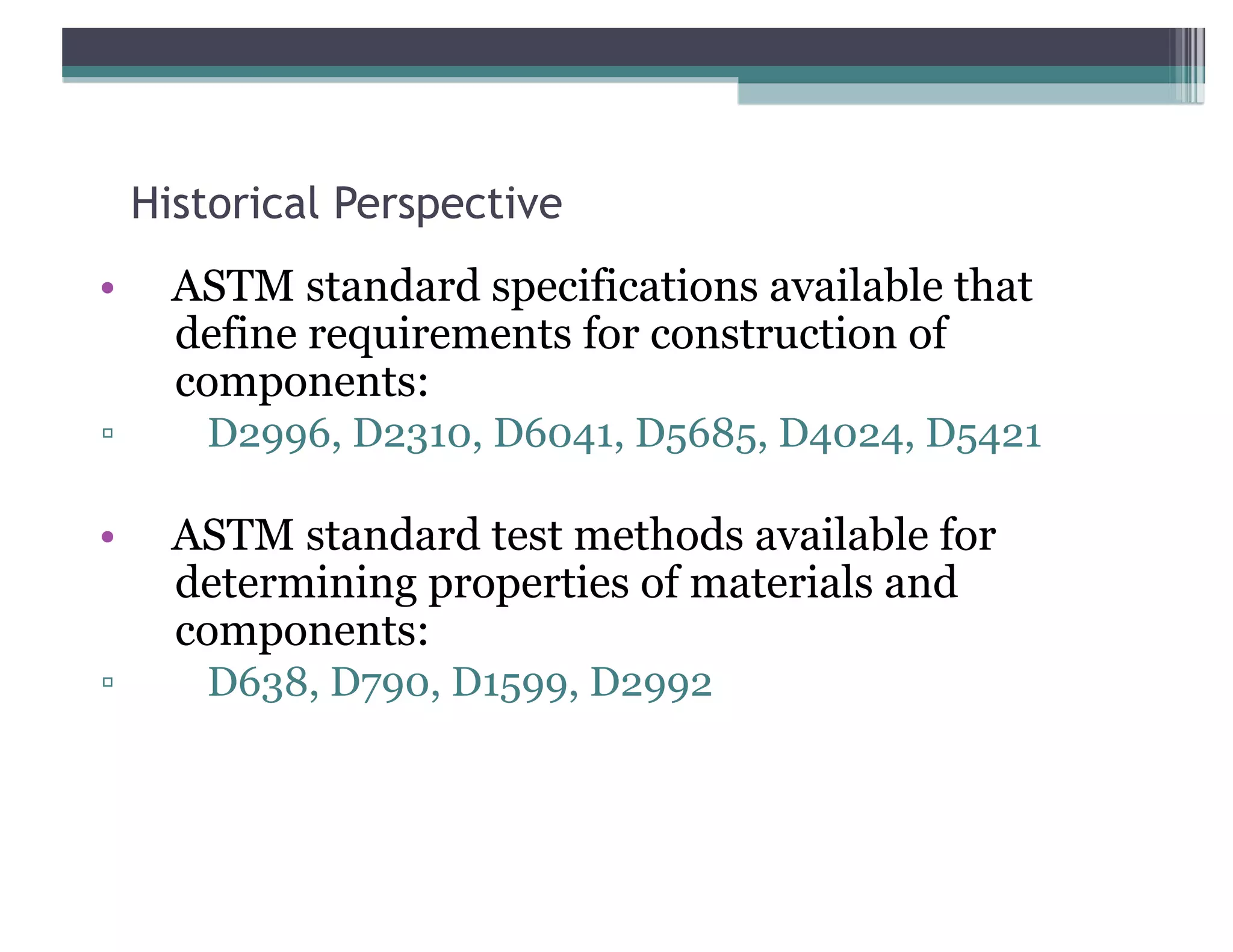 A New Standard for FRP Piping | PDF