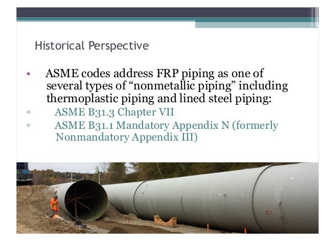 A New Standard for FRP Piping