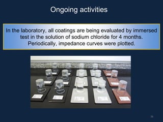 ORGANIC COATINGS FOR CORROSION PROTECTION OF TRANSFORMERS IN ...