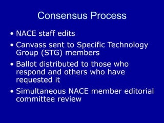 NACE Direct Assessment Standards applicable | PPT