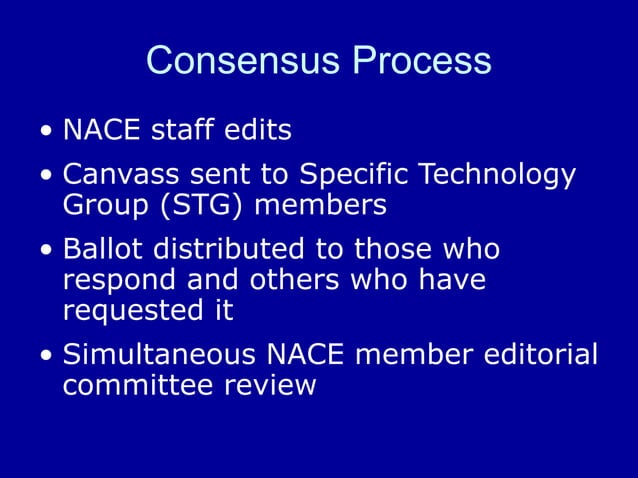NACE Direct Assessment Standards applicable | PPT