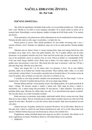 Nacela zdravog zivota | PDF