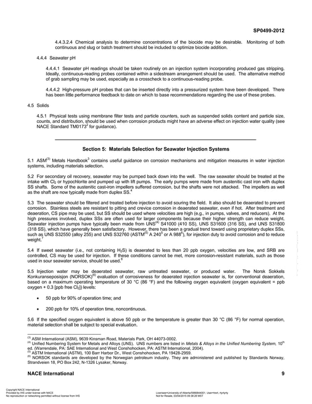 Nace sp0499 2007 (1) | PDF | Chemistry | Science