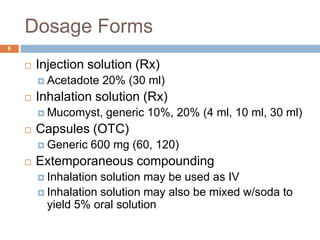 N Acetylcysteine | PPTX