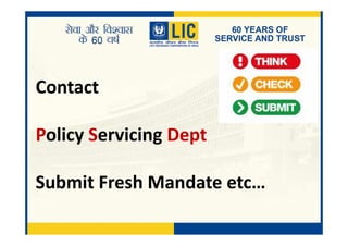LIC NACH FORM - GUIDELINES TO FILL THE FORM | PDF