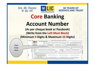 LIC NACH FORM - GUIDELINES TO FILL THE FORM | PDF
