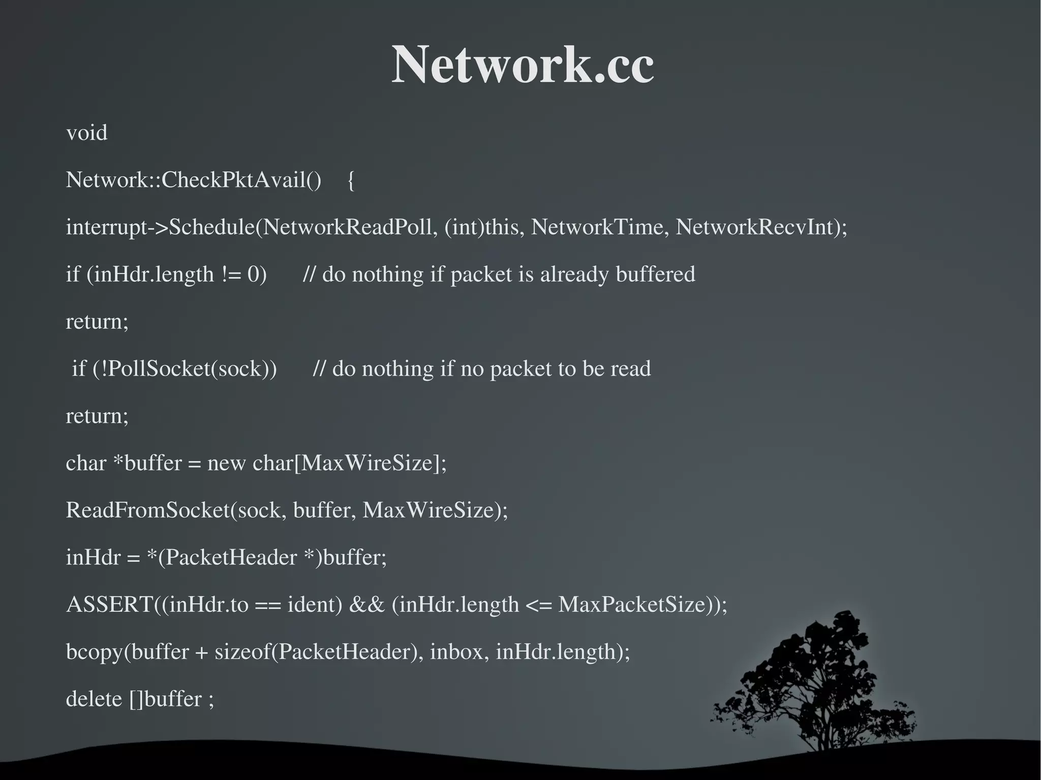 Nach os network | ODP | Computer Networking | Computing