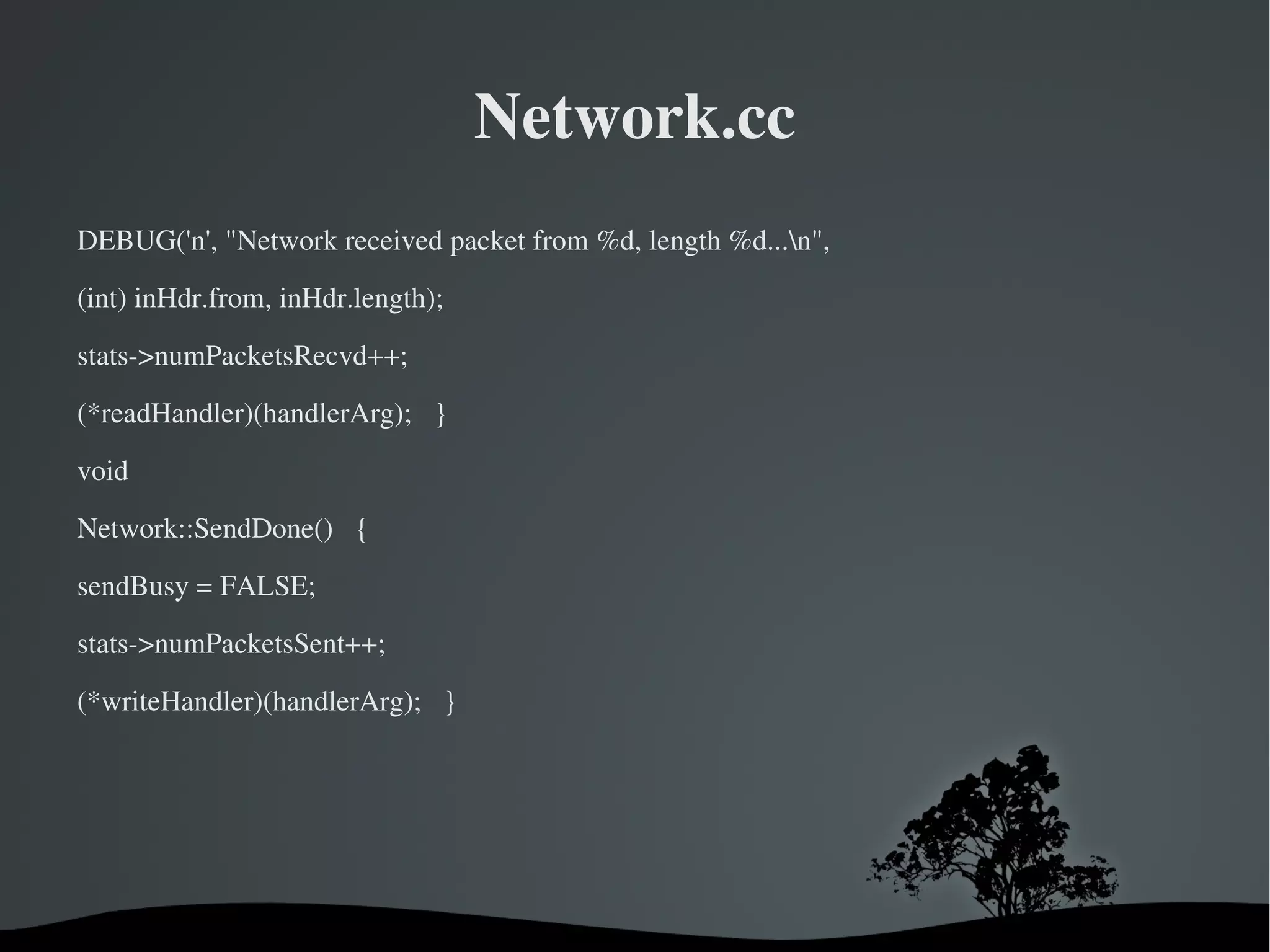 Nach os network | ODP | Computer Networking | Computing