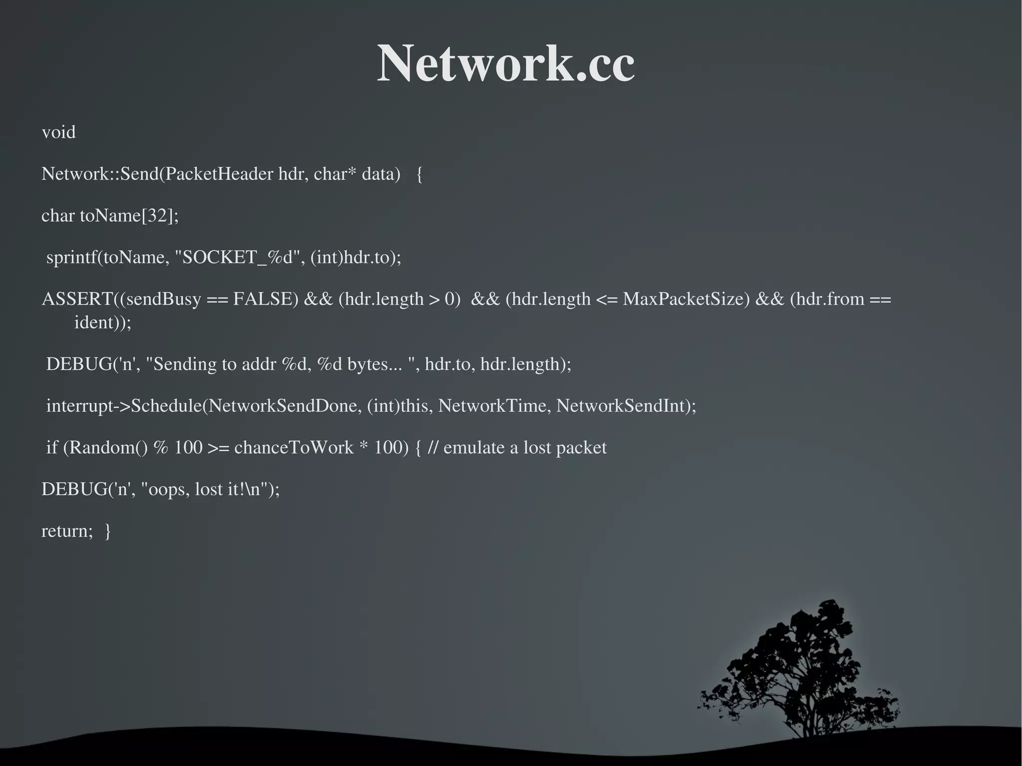 Nach os network | ODP
