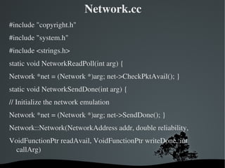 Nach os network | ODP