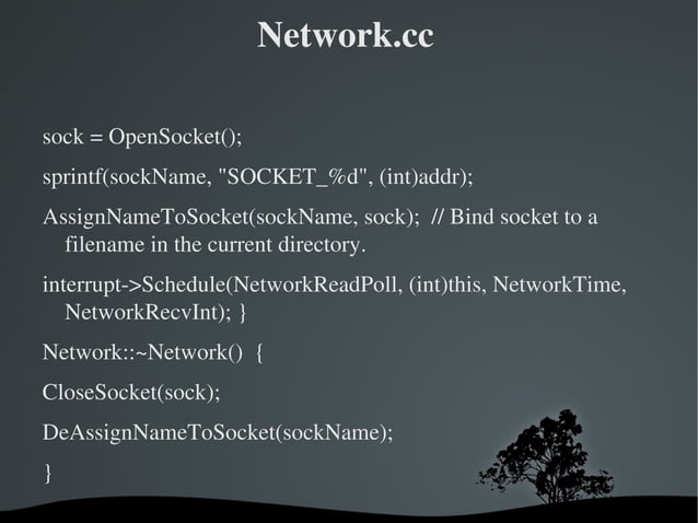 Nach os network | ODP | Computer Networking | Computing