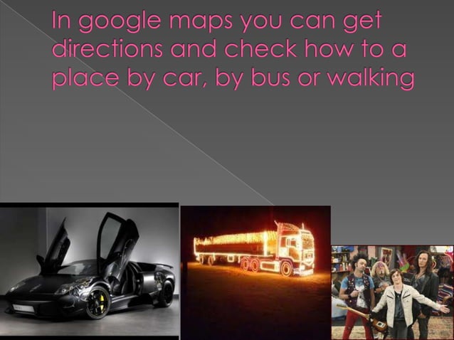 Directions and maps | PPTX