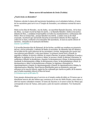 Nacimiento de Jesus | PDF