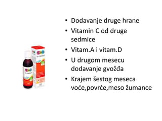 Nacin i tehnike hranjenja nedonosceta | PPTX