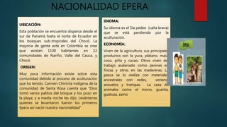 Nacionalidades Indigenas del Ecuador | PPTX