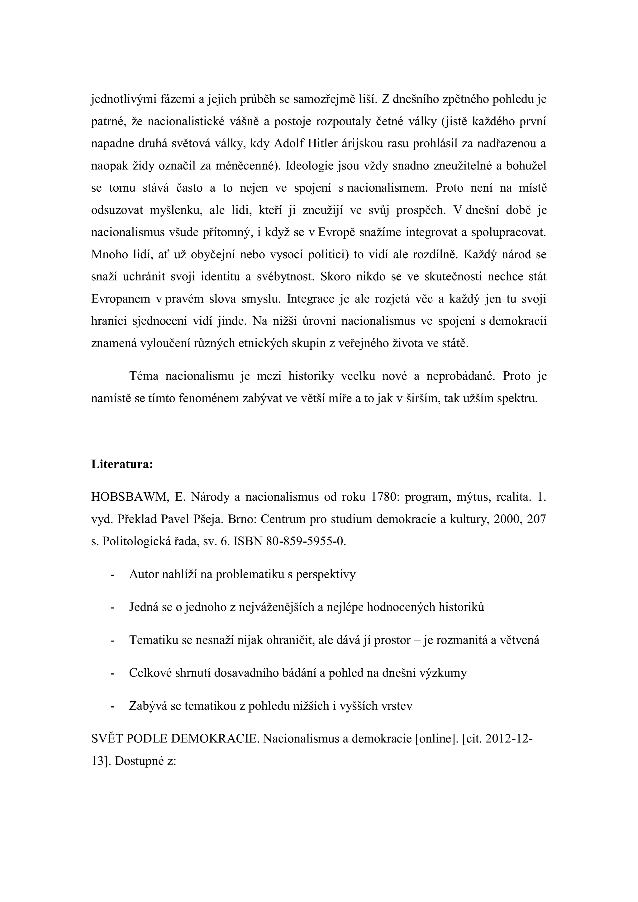 Nacionalismus | PDF