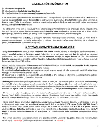 Nacionalni novac prvi kolok | DOC