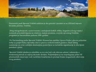Nacionalni park sj velebit (1) | PPT