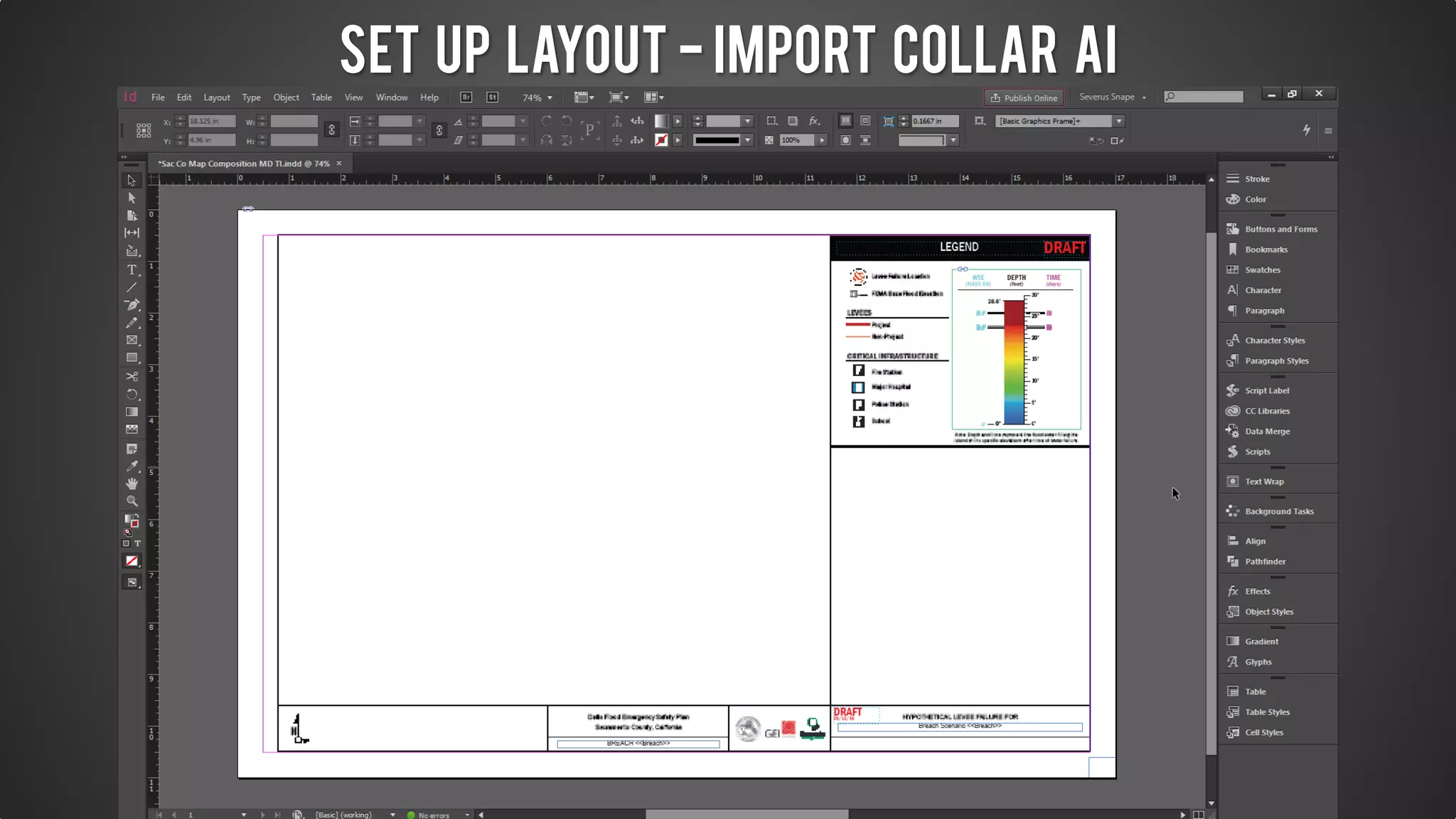 InDesign + ArcMap (Photoshop & Illustrator too) | PPT