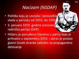 Nacizam | PPTX