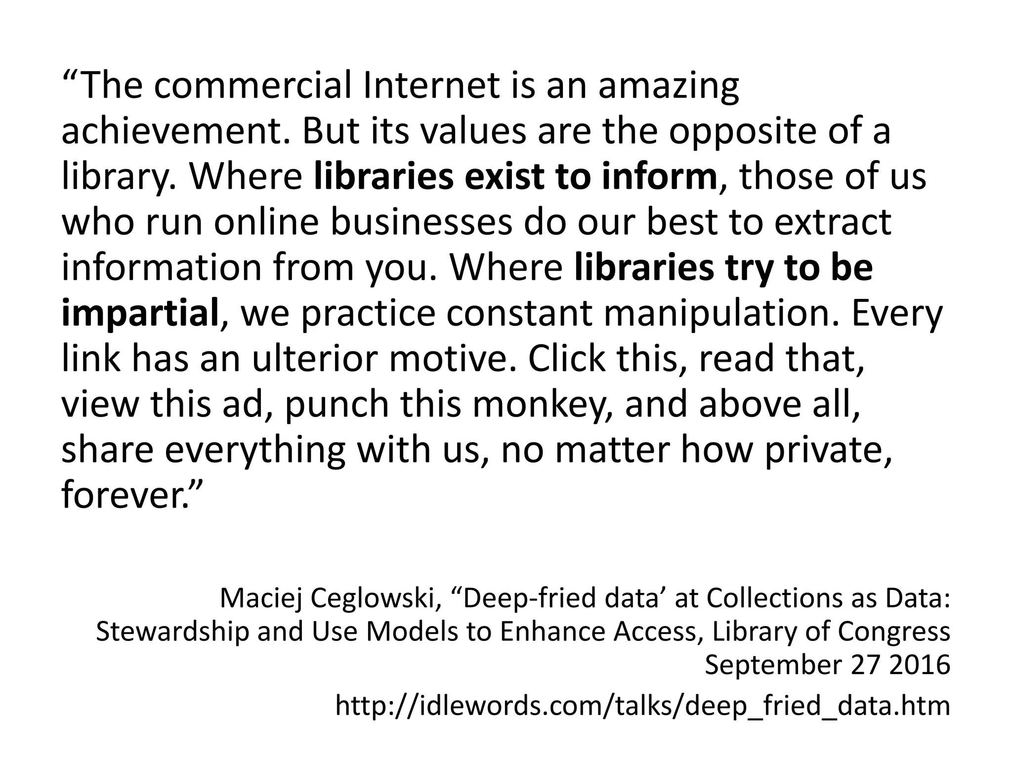 Strategies for smart libraries: building user-centred library and ...