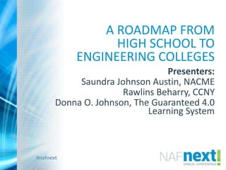 A Roadmap from High School to Engineering Colleges | PPT