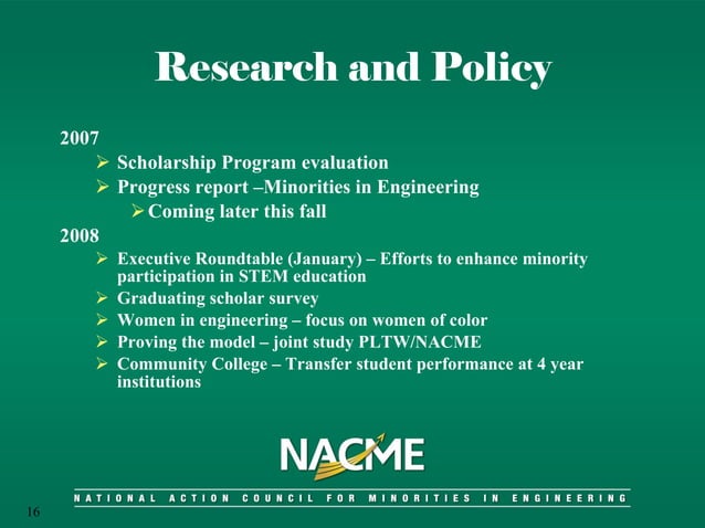 Nacme workshop | PPT
