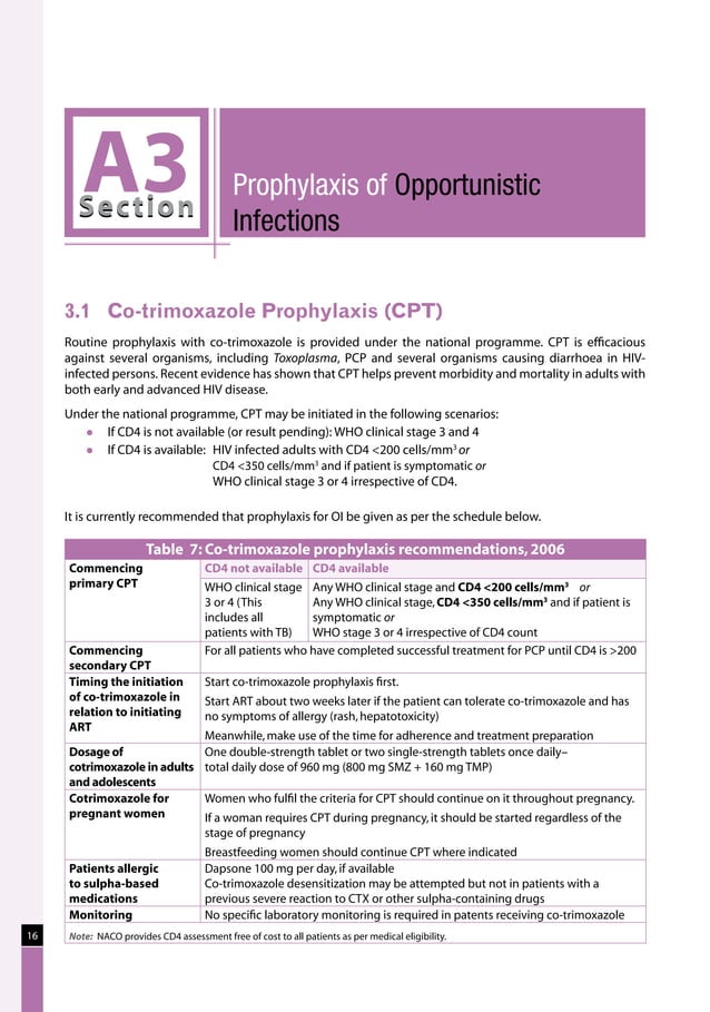 Naco guidelines for hiv aids management | PDF