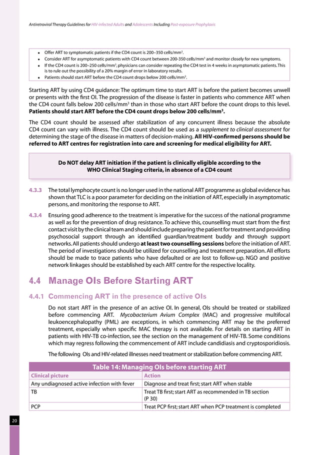 Naco guidelines for hiv aids management | PDF