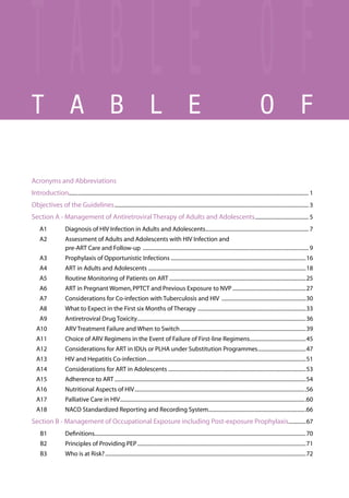 Naco guidelines for hiv aids management | PDF