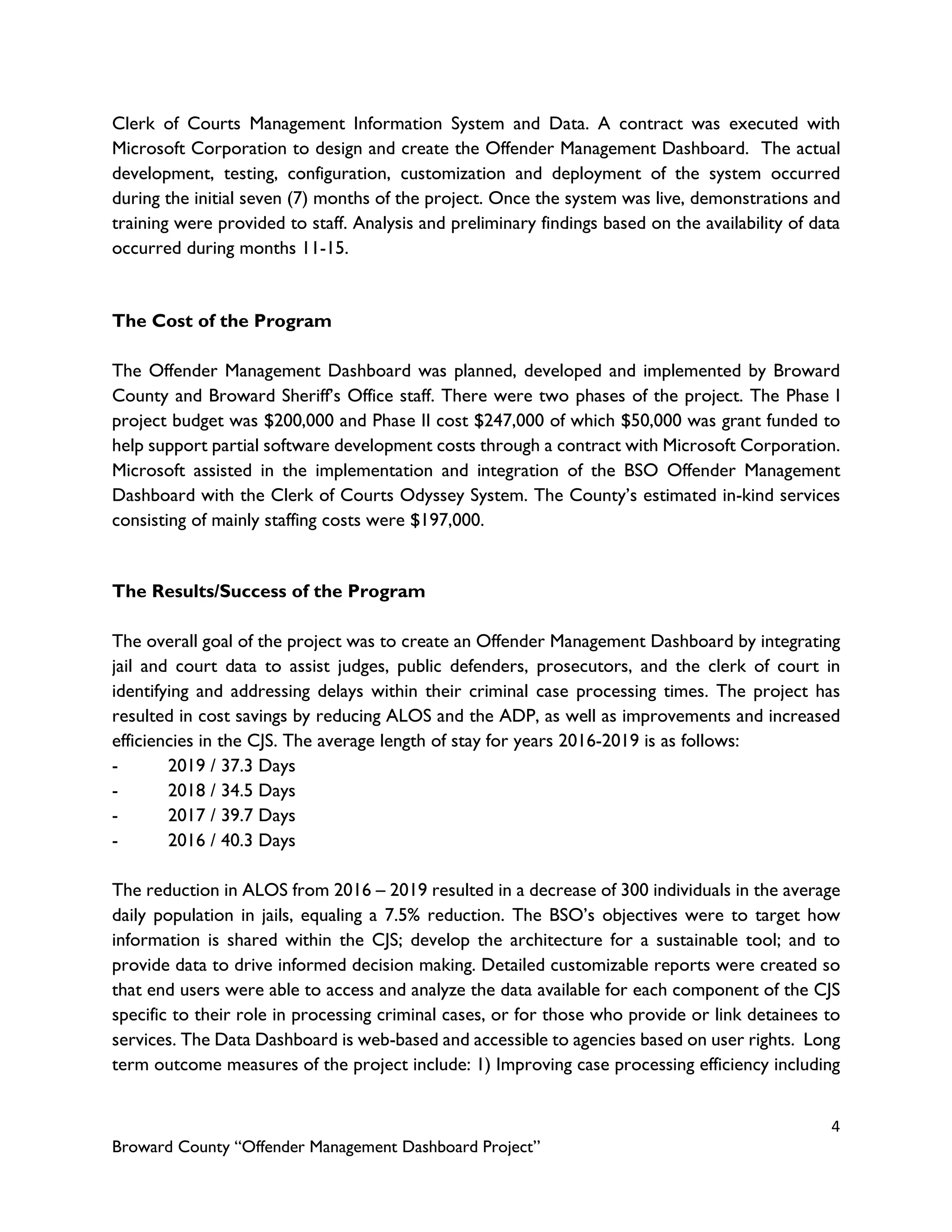 Offender Management Dashboard | PDF
