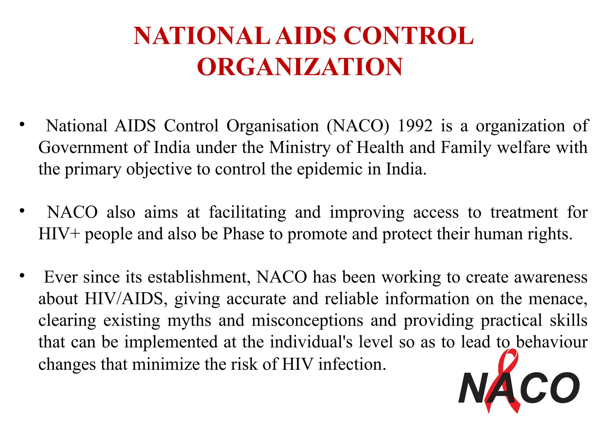 NACP national aids control programme (SPM) | PPTX