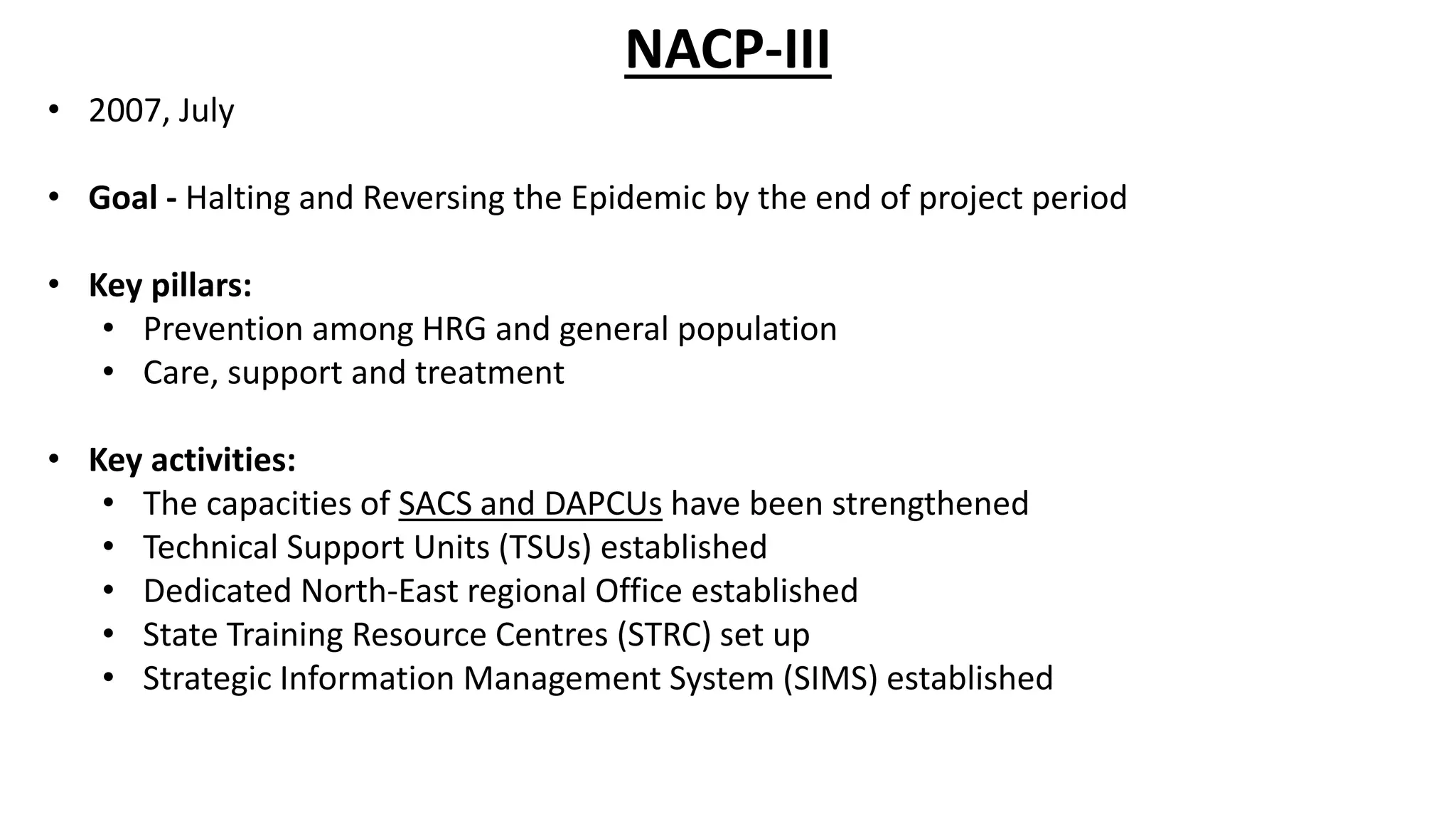 National AIDS control program | PPTX