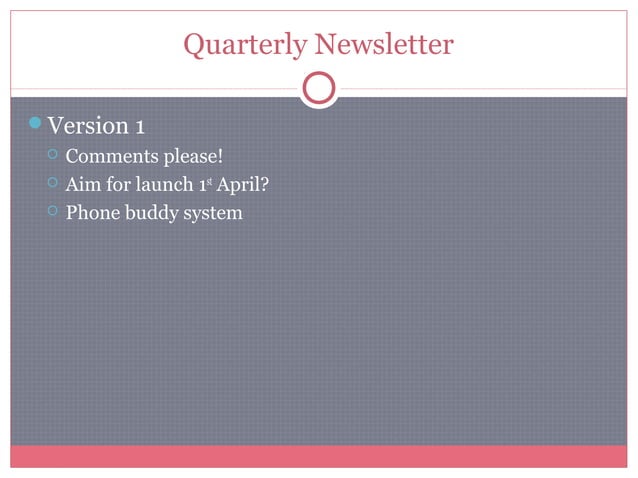 Offline community, VOICE focus meeting. | PPT