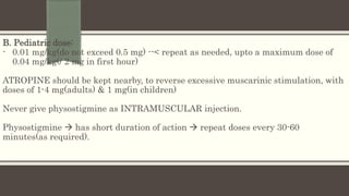 NAC, Physostigmine & Neostigmine: Their efficacy as antidote - By ...