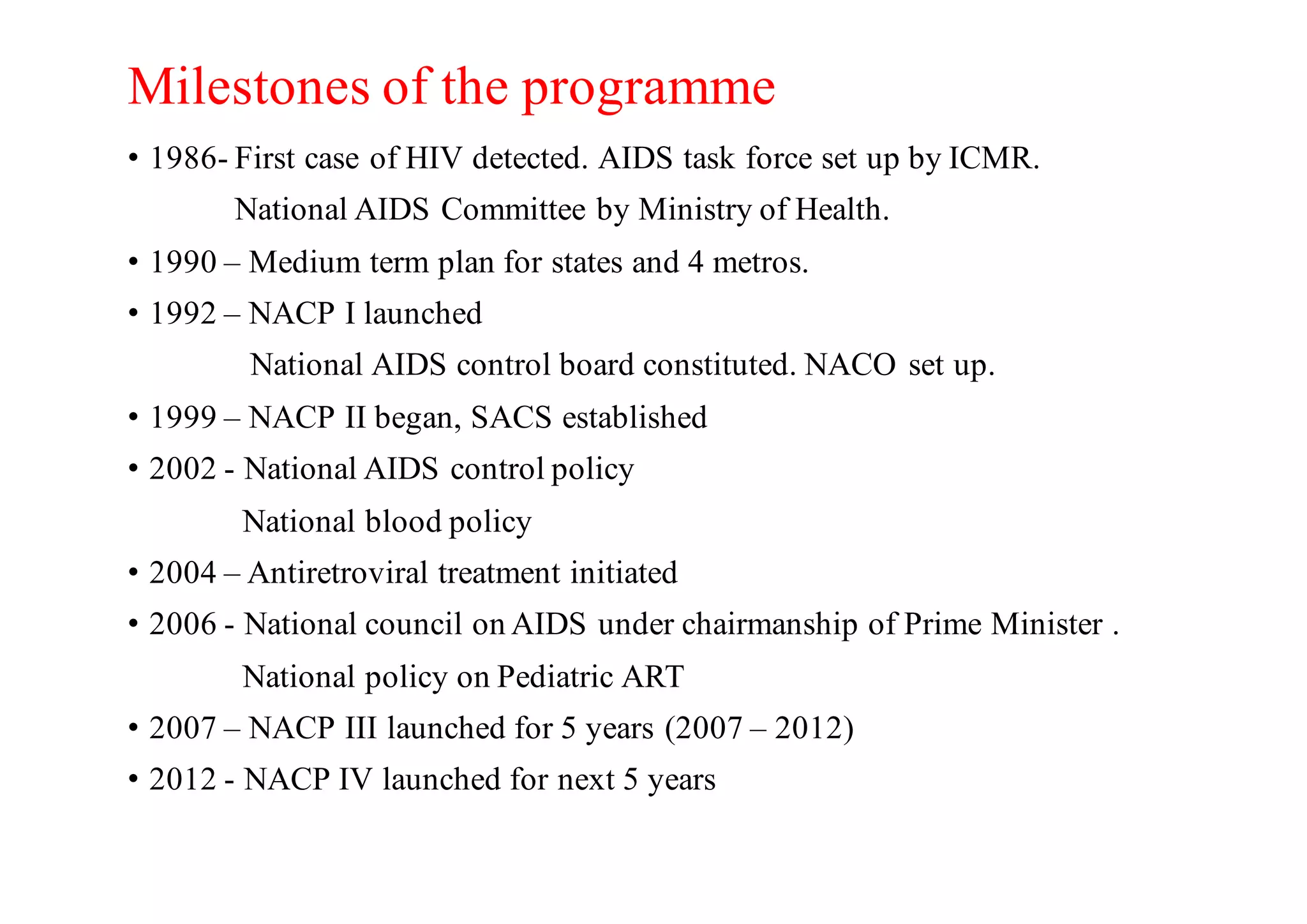 National AIDS Control Programme | PDF
