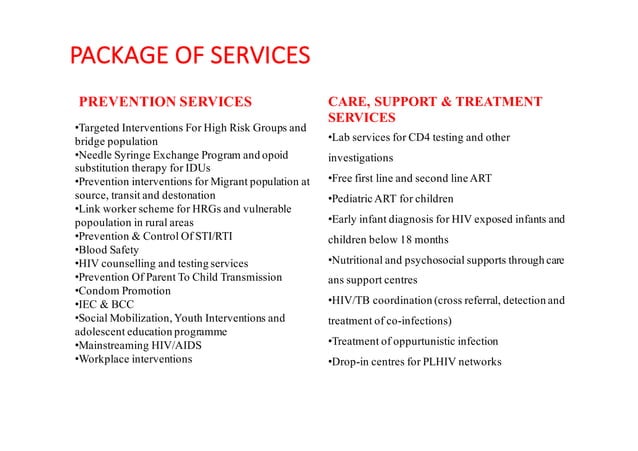 National AIDS Control Programme | PDF