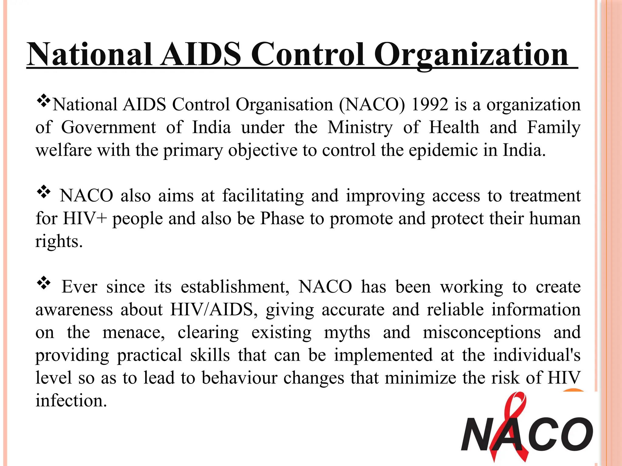 NACP presentation seminar community medicine | PPTX