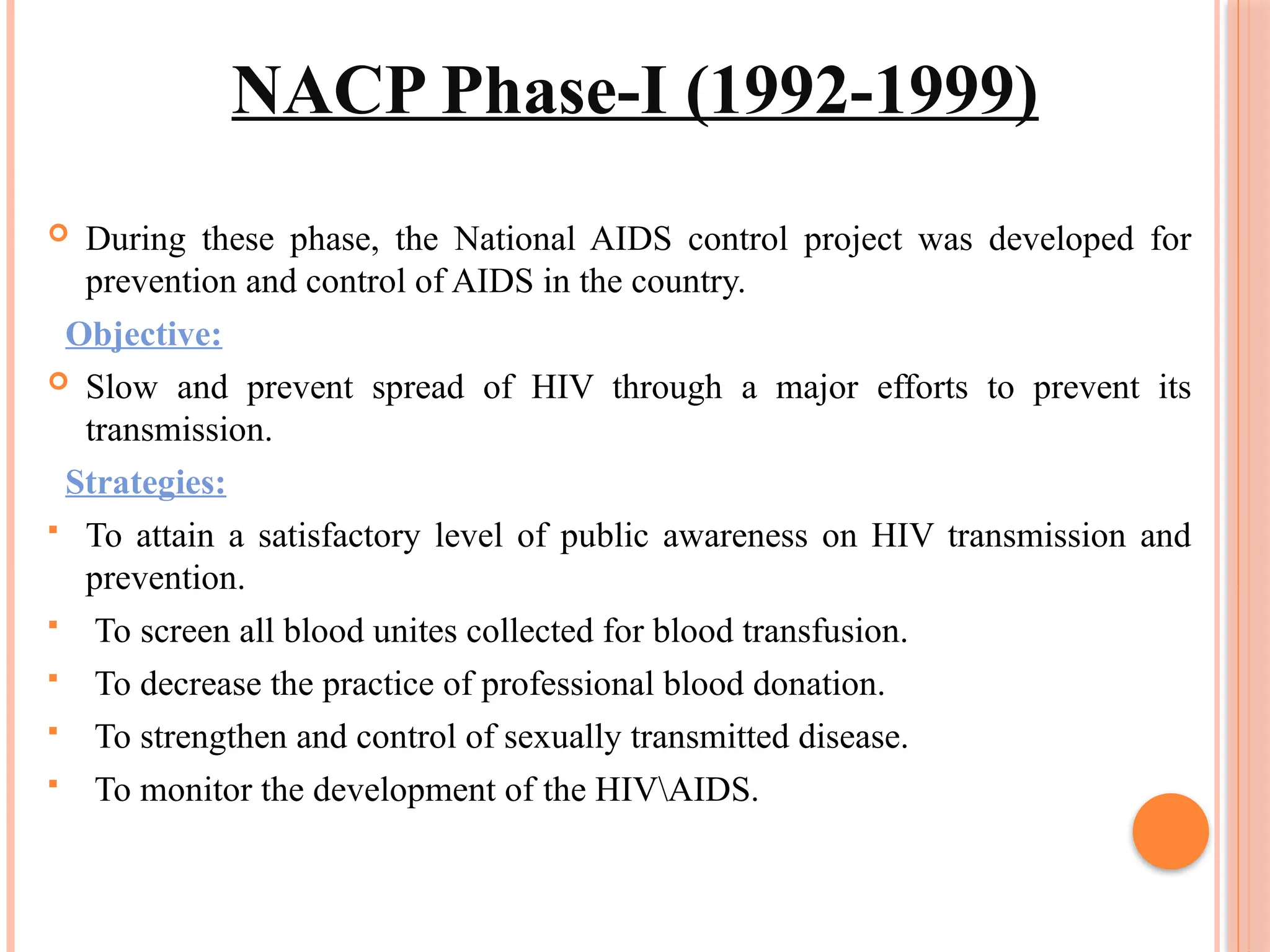 NACP presentation seminar community medicine | PPTX