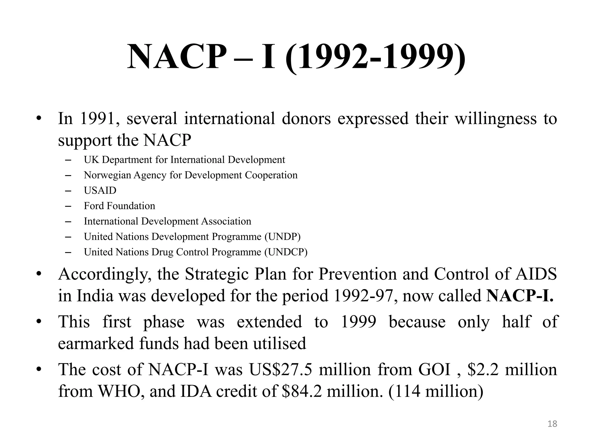 National AIDS Control Programme - NACP | PPTX