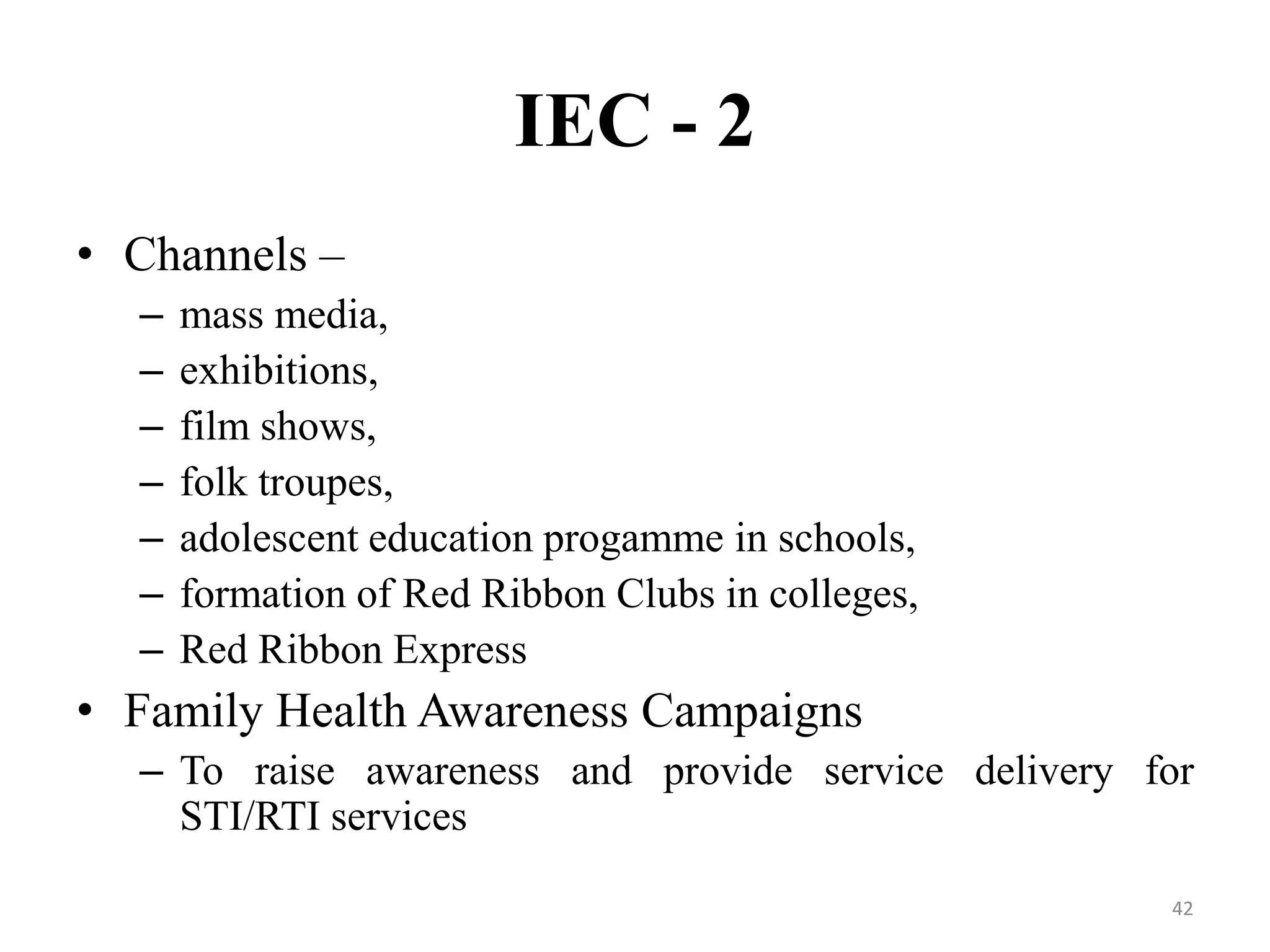 National AIDS Control Programme - NACP | PPTX