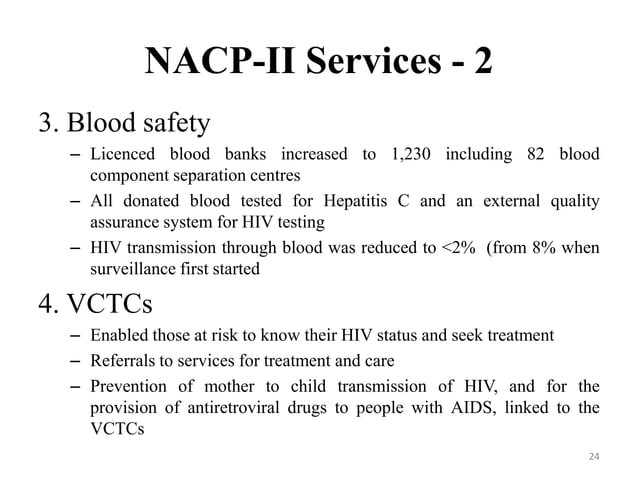 National AIDS Control Programme - NACP | PPTX