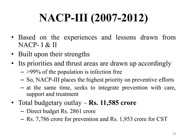 National AIDS Control Programme - NACP | PPTX