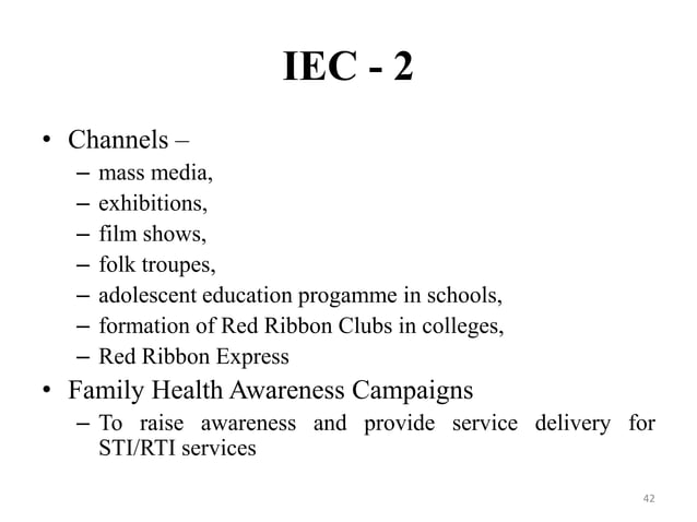 National AIDS Control Programme - NACP | PPTX