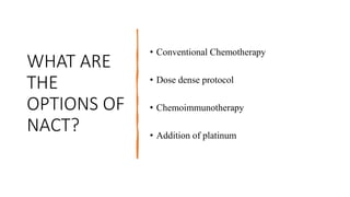 ROLE OF NEO ADJUVANT CHEMOTHERAPY IN TRIPLE NEGATIVE BREAST CANCER | PPTX