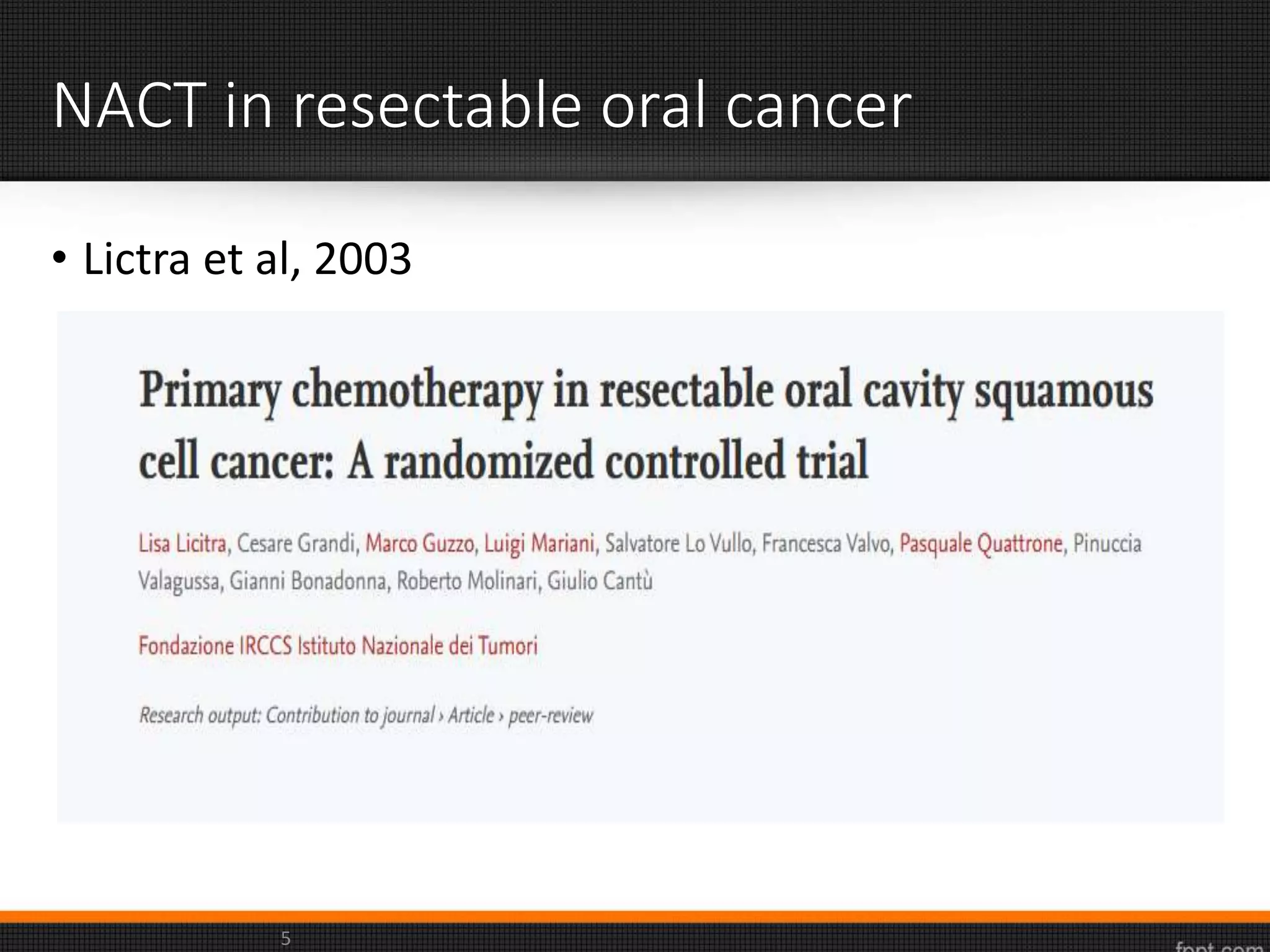 NACT in oral cancer - Mukesh.pptx