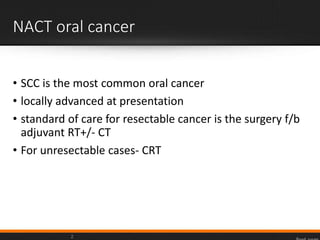 NACT in oral cancer - Mukesh.pptx