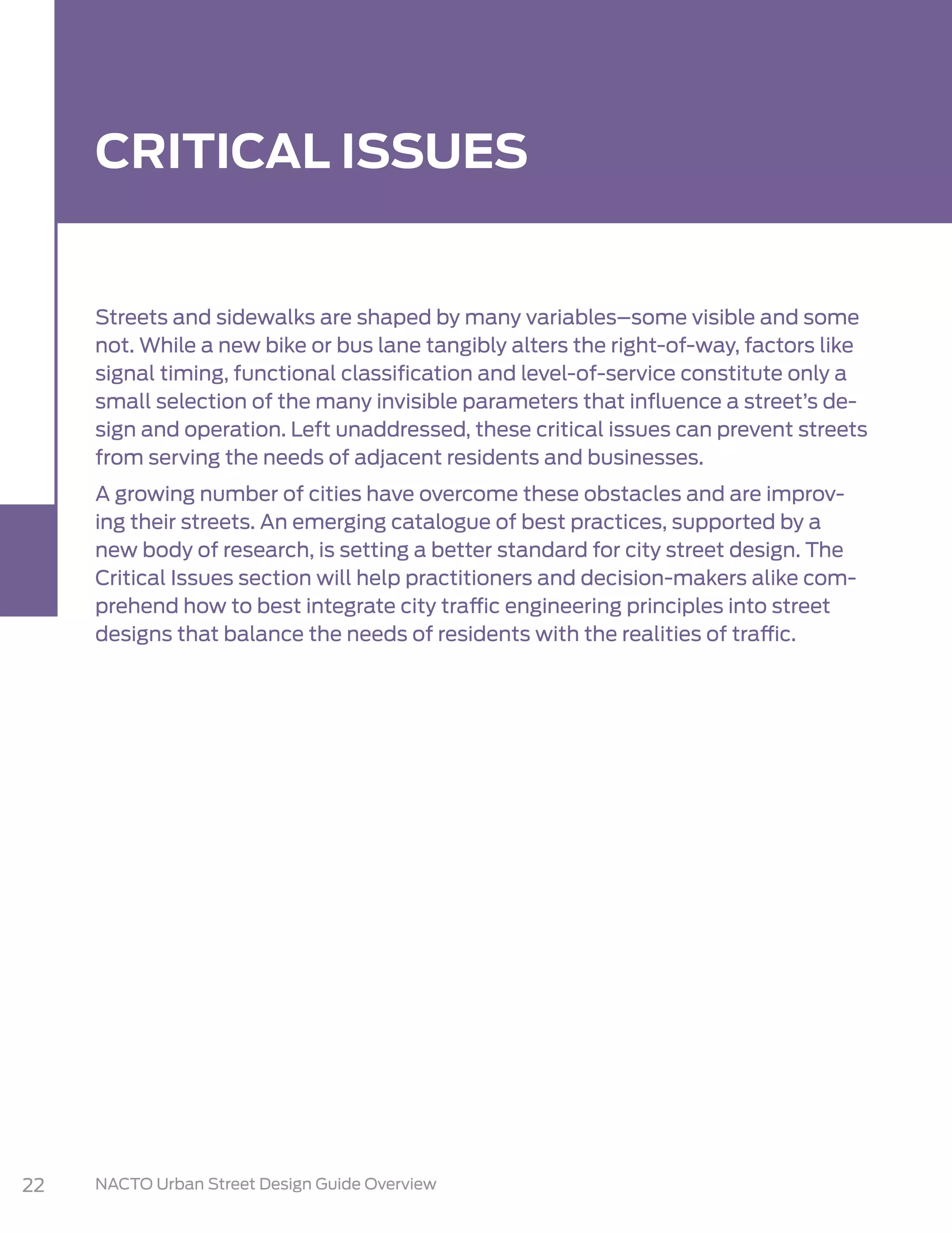 NACTO Urban Street Design Guide | PDF